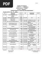 Barangay Financial Report | PDF