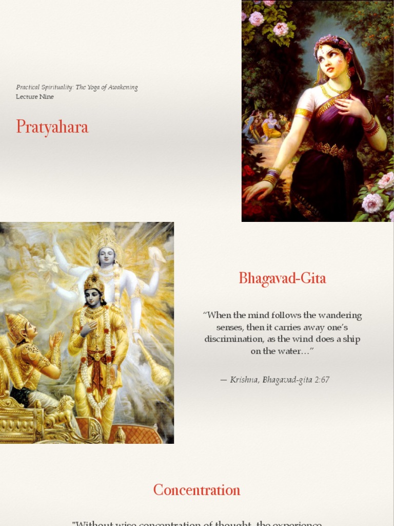 Practical Spirituality 09 Pratyahara | PDF | Yoga | Yoga Sutras Of ...
