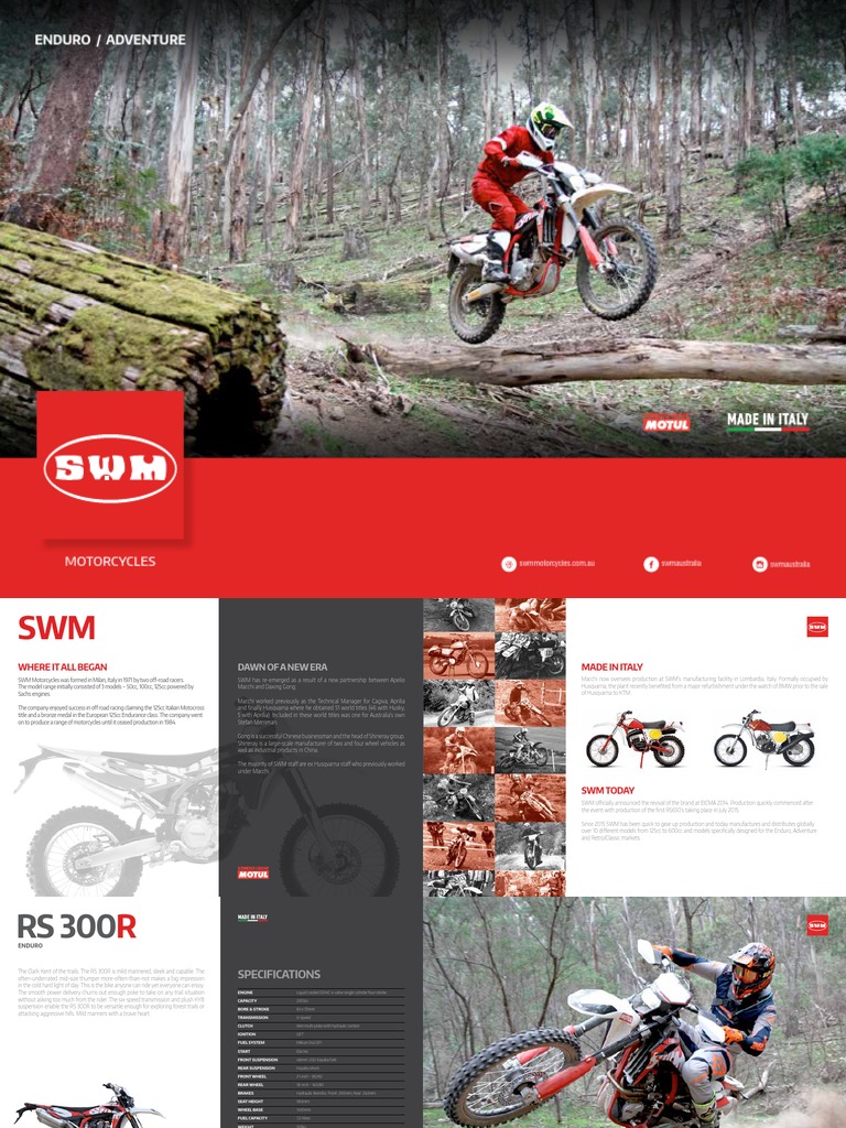 04-SWM Brochure 2019 WEB | PDF | Clutch | Anti Lock Braking System