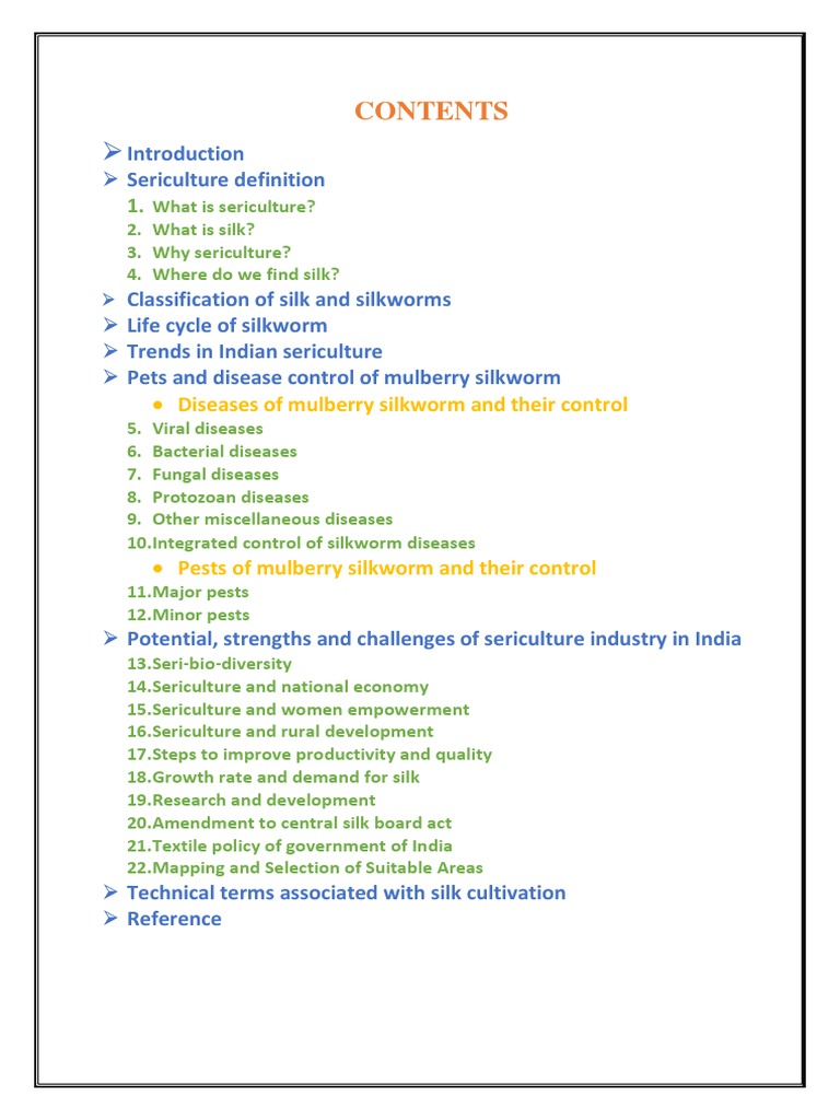 Sericulture 1 | PDF | Silk | Pupa