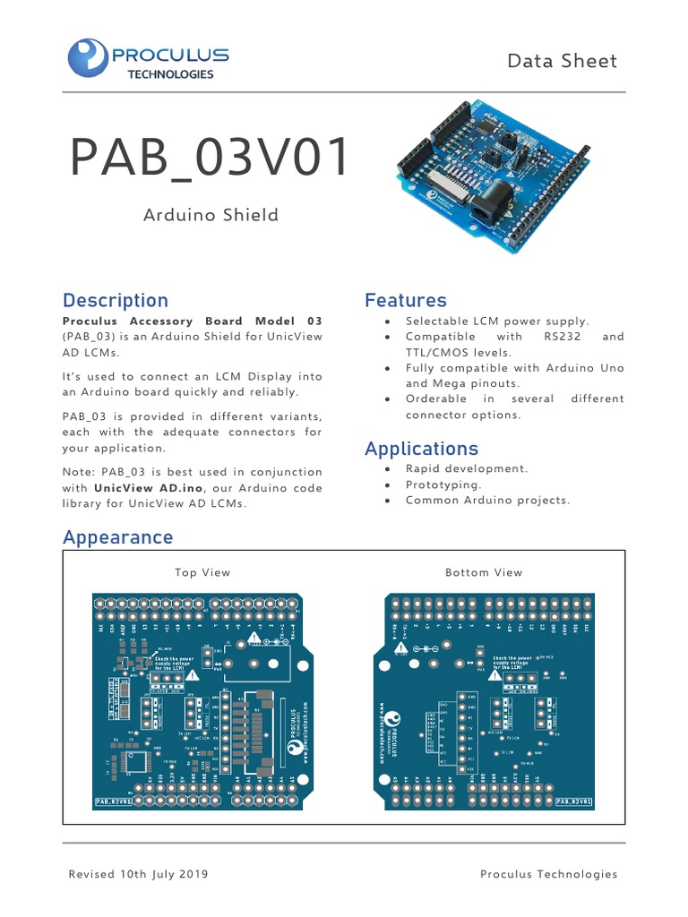 PAB 03 Datasheet | PDF