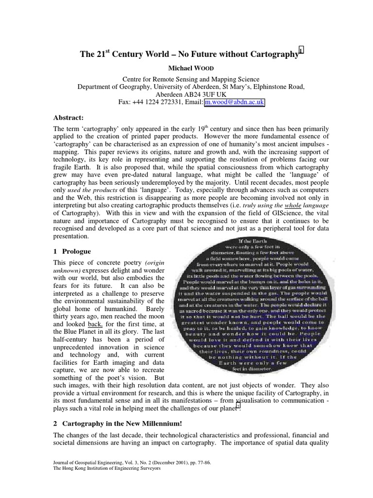 Wood, M. (2001) - The 21st Century World - No Future Without ...