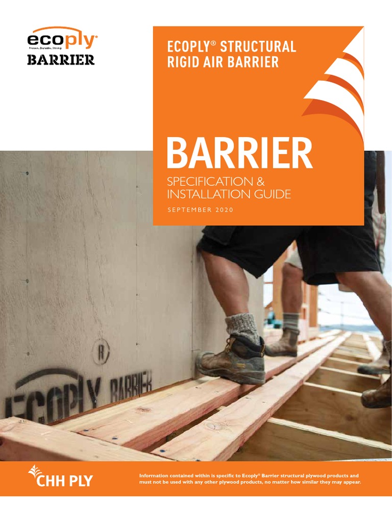 Ecoply Barrier - Spec Install Guide - WebsiteCurrent | PDF | Plywood ...