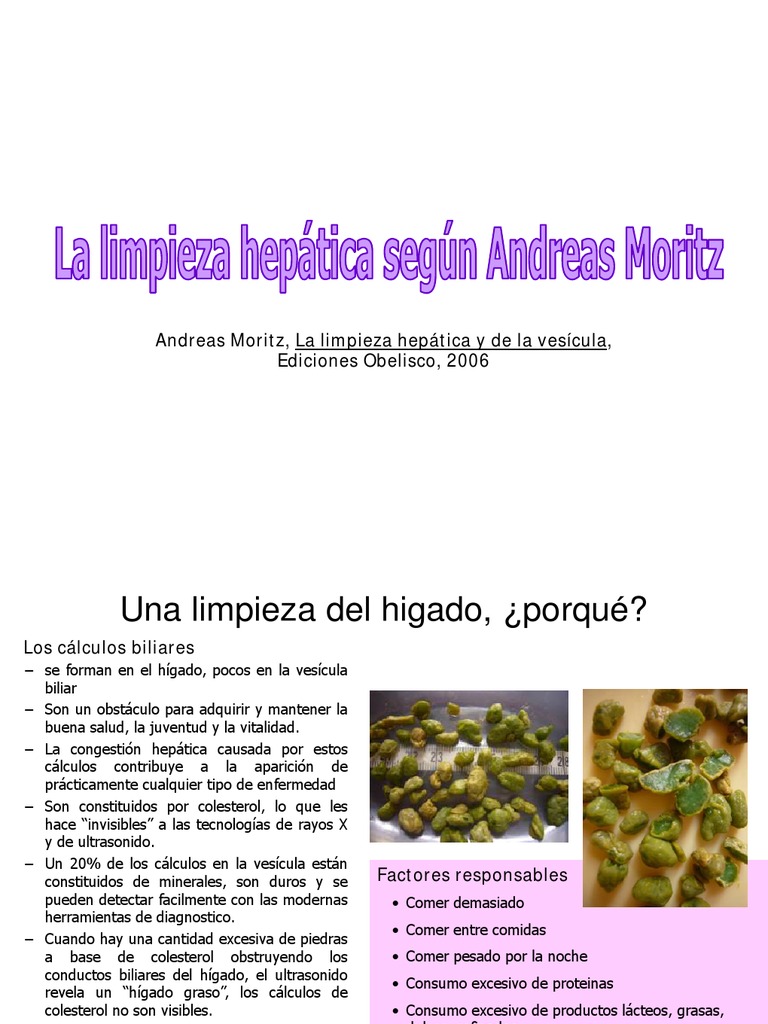 Limpieza Hepatica Resumido | PDF | Hígado | Vesícula biliar