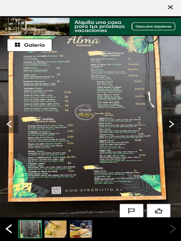 ALMA BISTRO, Corralejo - Menú, Precios y Restaurante Opiniones ...