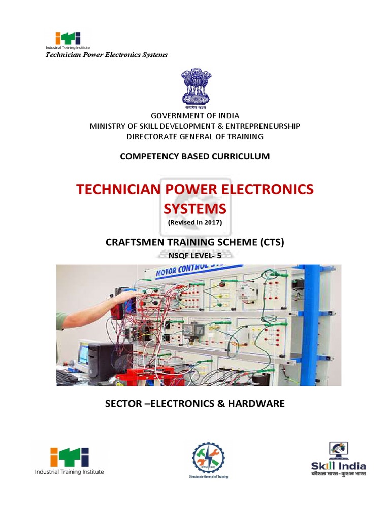Curriculum - Technician Power Electronics Systems - CTS - NSQF-5 | PDF | Electronic Circuits ...