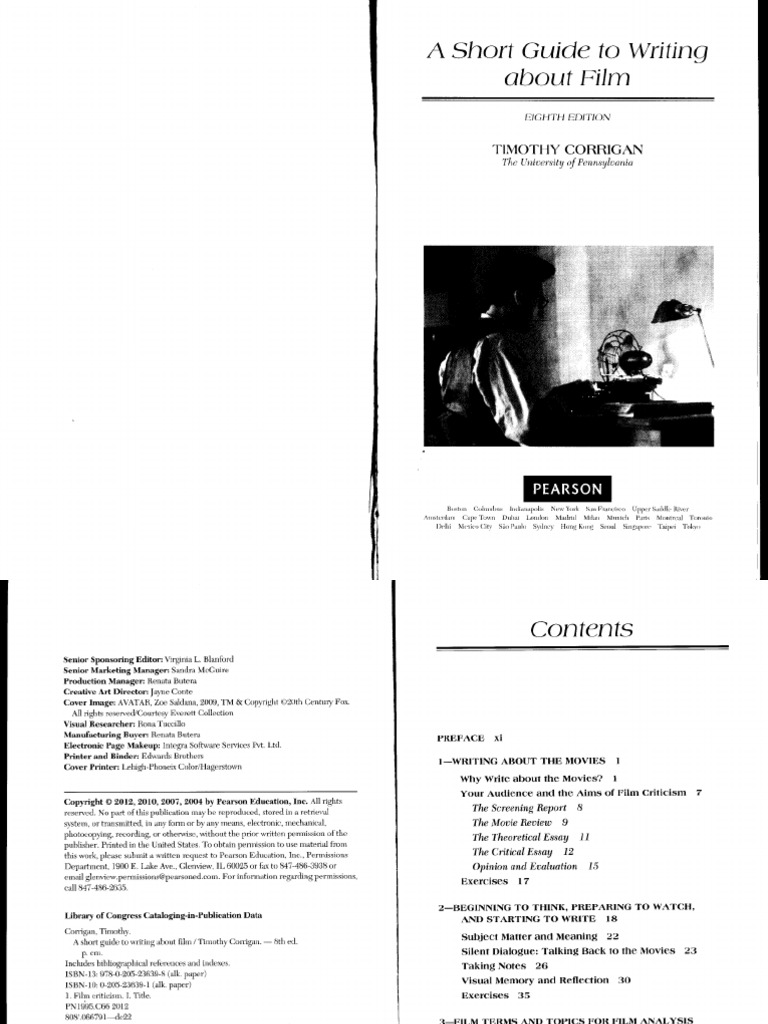 S3B A Short Guide To Writing About Film (Timothy Corrigan) (2012) (COMPRESSED) | PDF