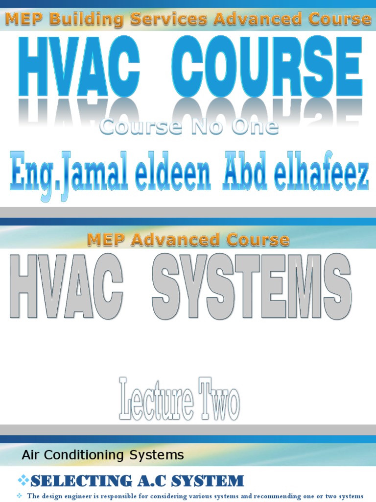 Mep Hvac 2 | PDF | Air Conditioning | Transport Phenomena