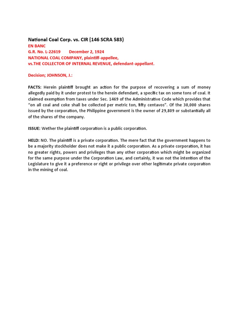 National Coal Corp | PDF