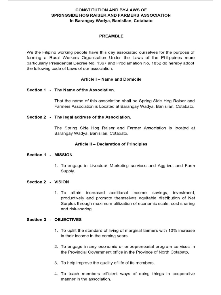 Hog Raiser Assoc | PDF