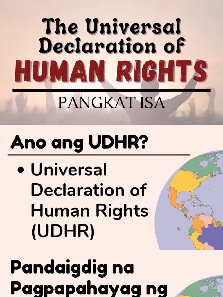 Ap Group 1 Udhr | PDF