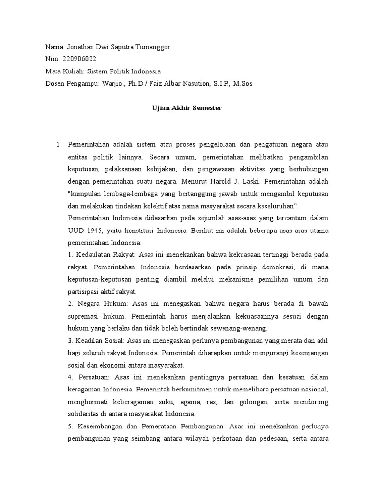 SPI Jonathan UAS | PDF