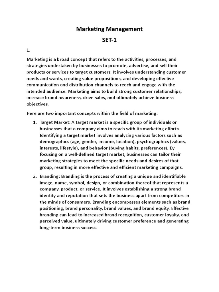 Marketing Management | Download Free PDF | Customer Relationship ... Marketing Management | Download Free PDF | Customer Relationship ...