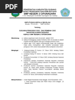 SK Pengurus Osis 2023-2024 | PDF