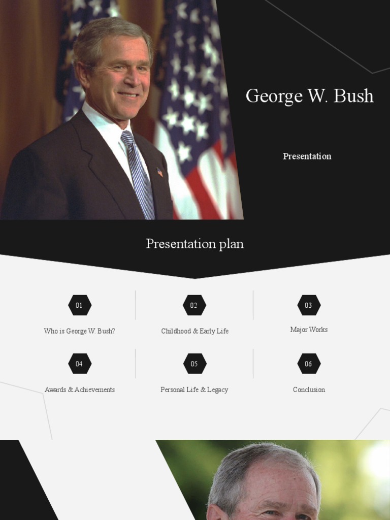 Презентация на тему - Американские президенты. Джордж Буш. - | PDF ...