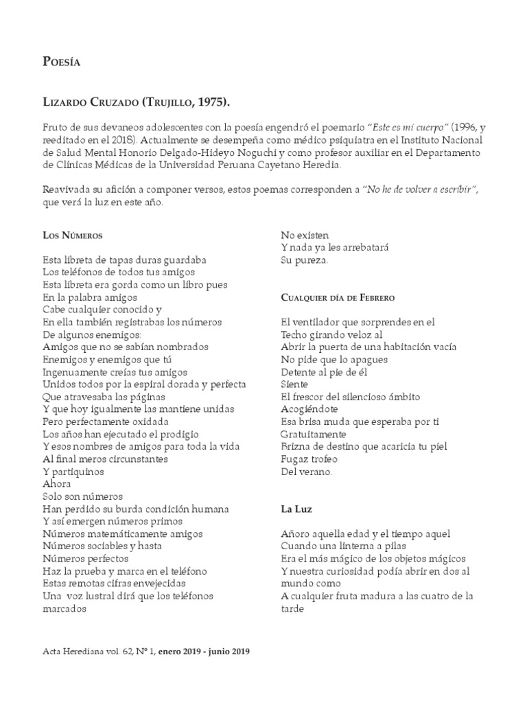 Lizardo Cruzado Trujillo 1975 | PDF