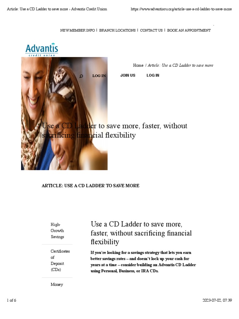 Use A CD Ladder To Save More | PDF | Certificate Of Deposit | Financial ...