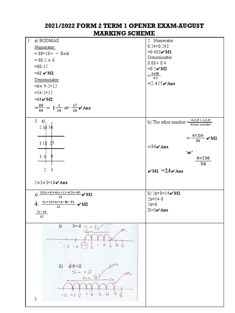 F2 Maths MS | PDF | Division (Mathematics)