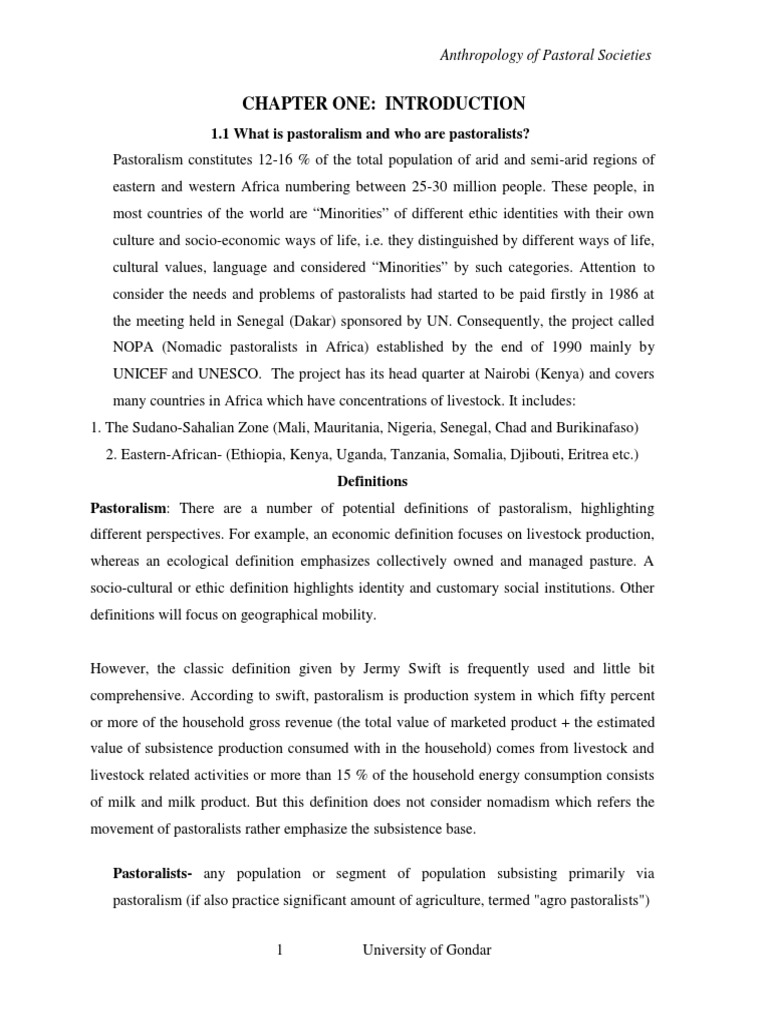 Understanding Pastoral Societies' Dynamics | PDF | Pastoralism | Market ...
