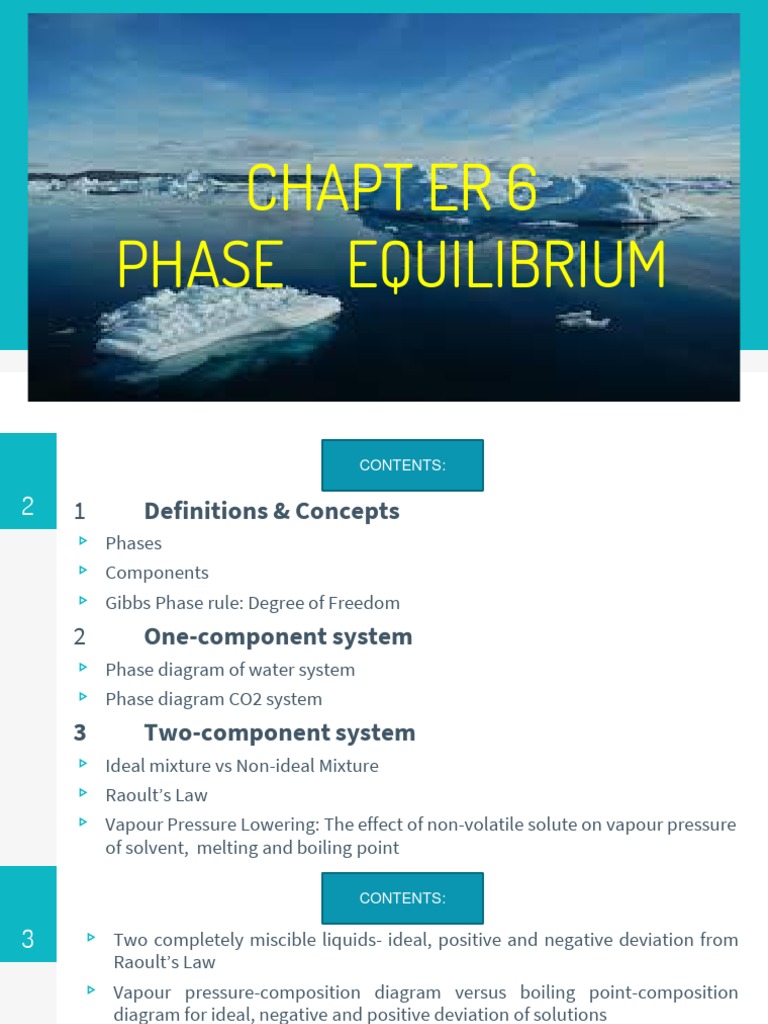 CHM271 - Chapter 6 - Phase Equilibrium | PDF | Distillation | Phase ... CHM271 - Chapter 6 - Phase Equilibrium | PDF | Distillation | Phase ...