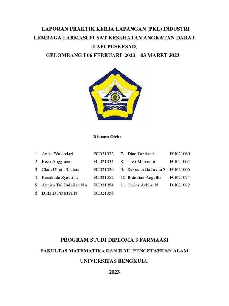 LAPORAN PKL Lafi Ad | PDF | Kesehatan Holistik