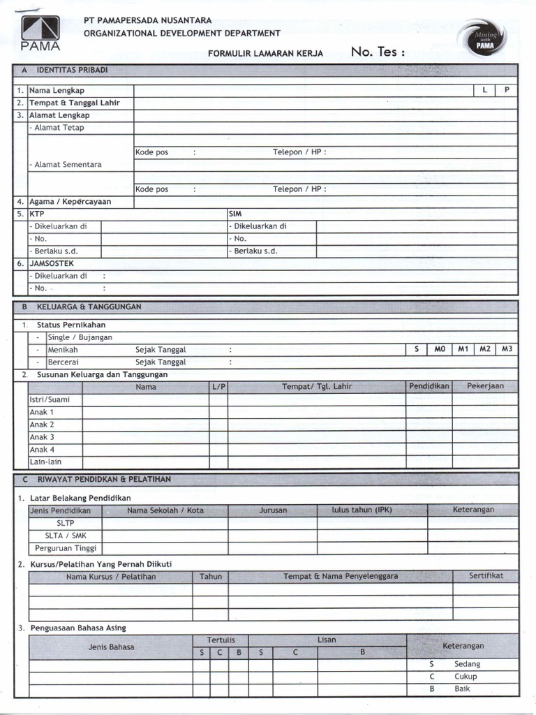 FLK Wawancara PT Pama | PDF