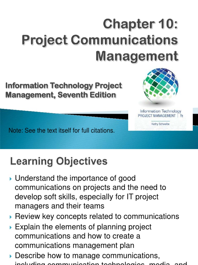 Chapter 10 Project Communications Management | PDF | Wiki | Communication