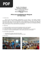 Accomplishment Report GPTA | PDF