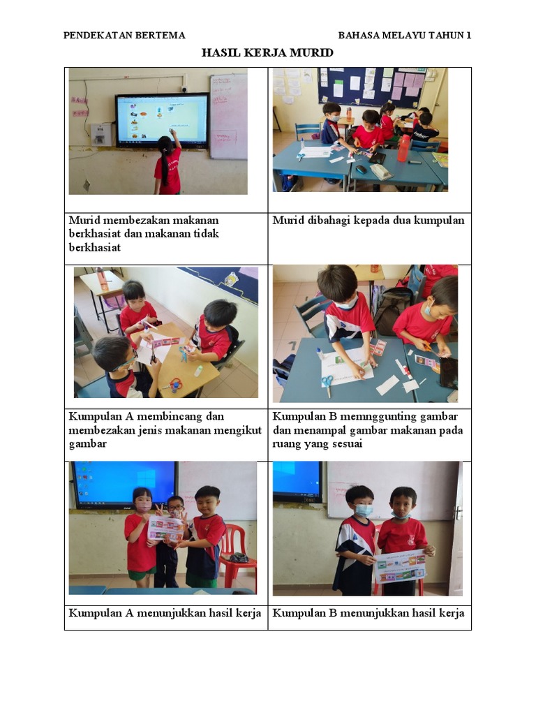 Template - Hasil Kerja Murid | PDF