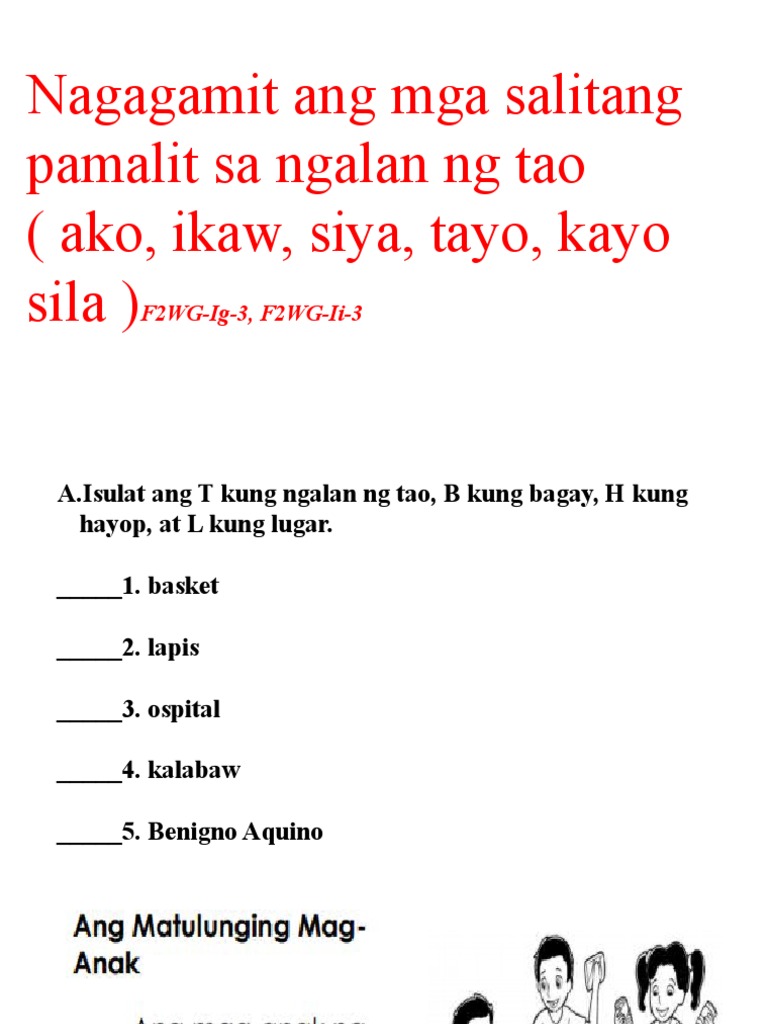 Filipino 2-Q3 | PDF
