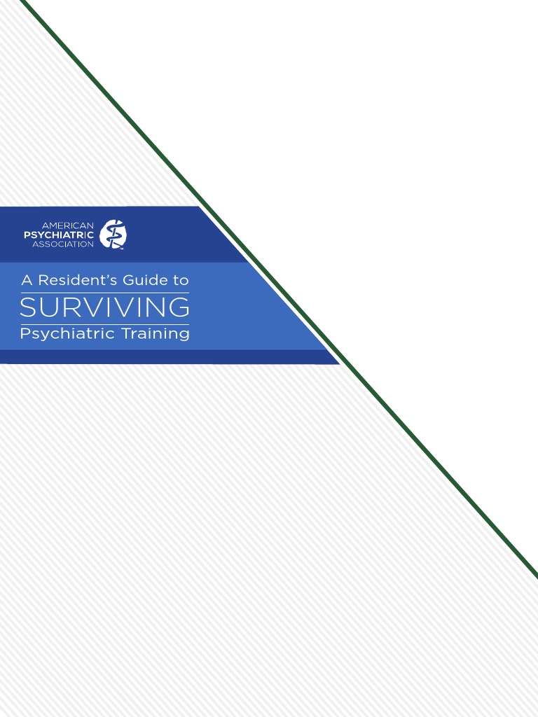 Resident Guide Surviving Psychiatric Training | PDF | Psychiatry ...