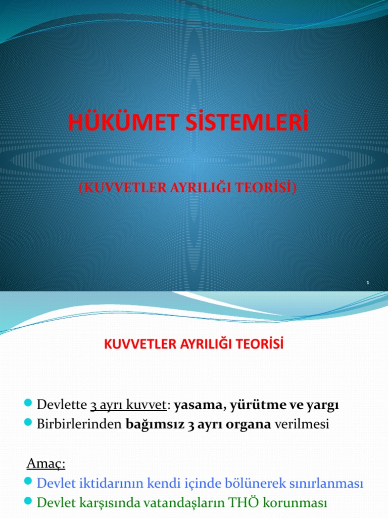 hükümet sistemleri | PDF
