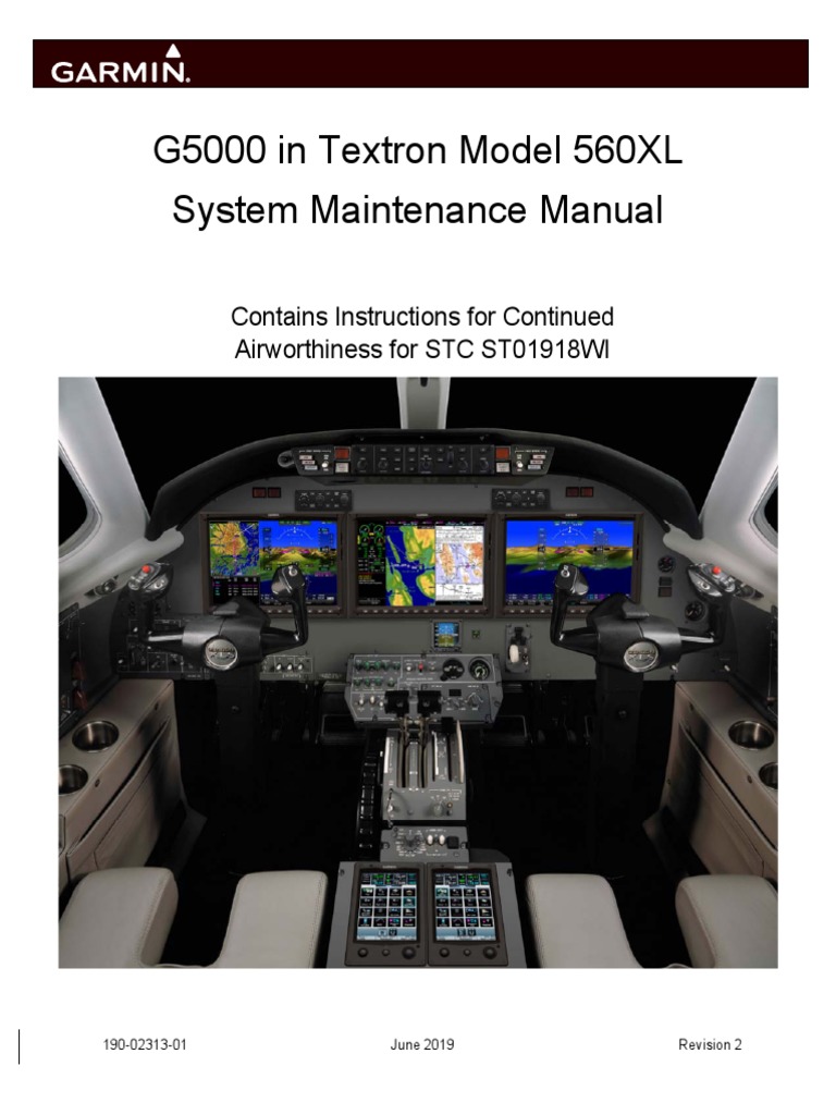 Garmin G5000 | PDF | Avionics | Landing Gear