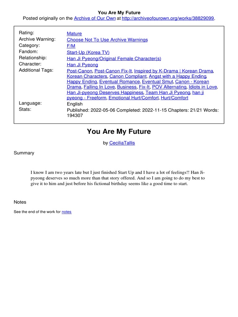 You Are My Future | PDF