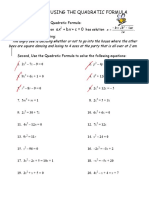 Solving Quadratic Equations 2QA | PDF