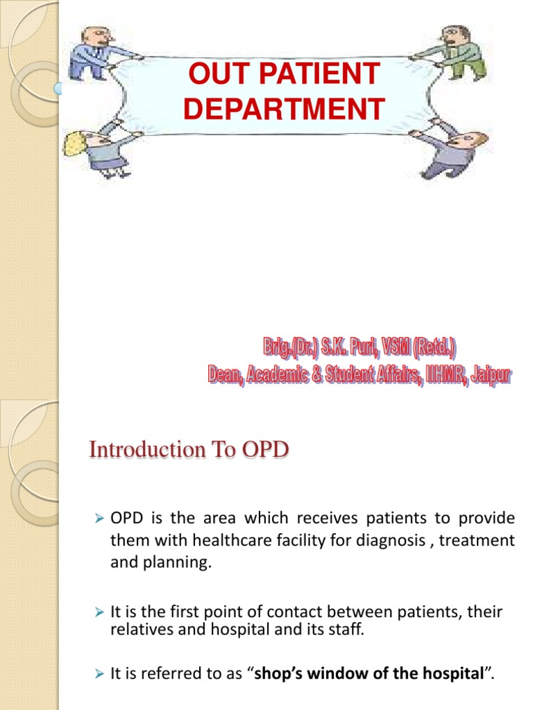 Out Patient Department (OPD) | PDF | Patient | Hospital