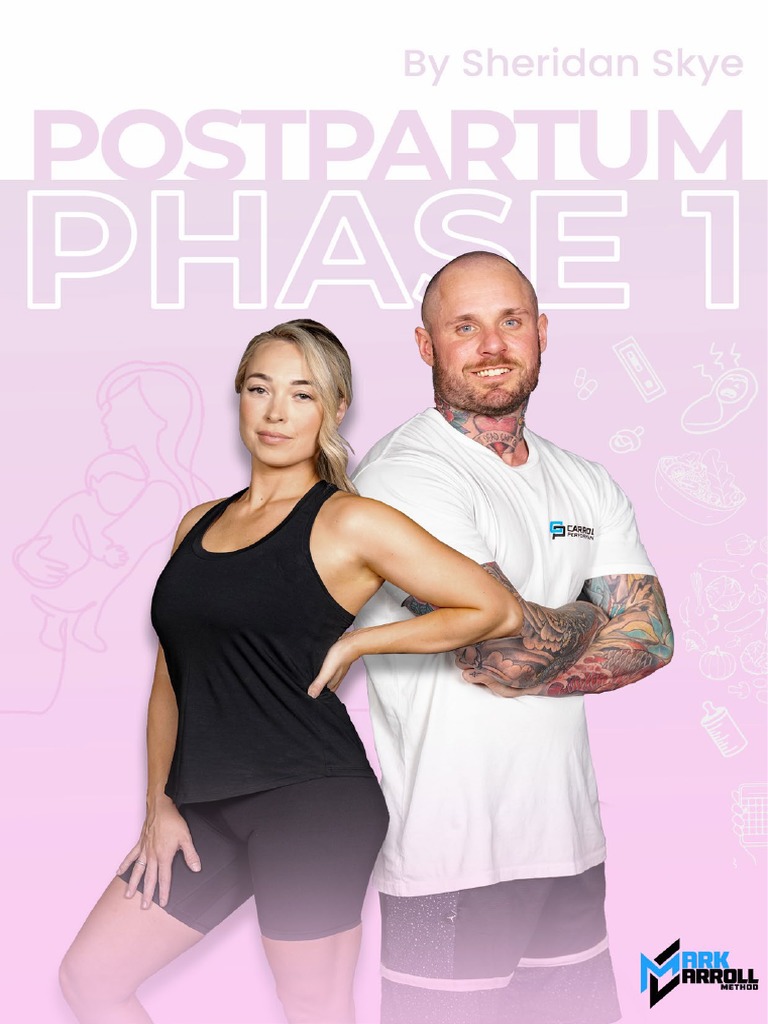 Postpartum Program Phase 1 | PDF | Fat | Breathing