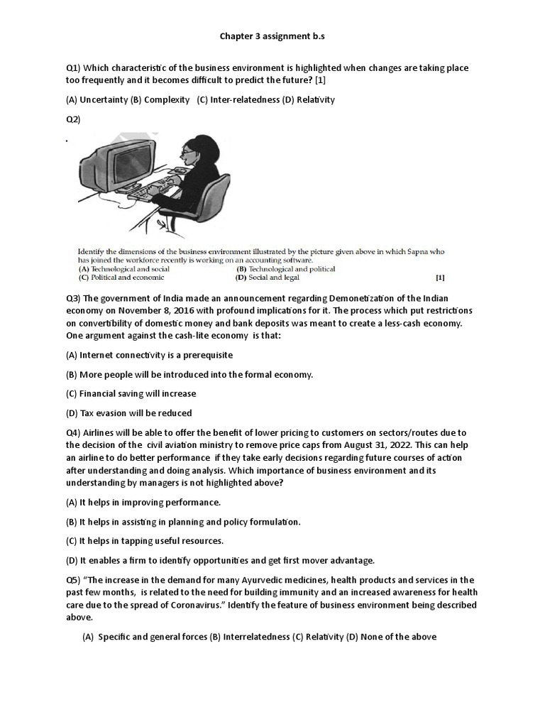 B.S ch-3 Assignment | PDF | Economies | Market (Economics)