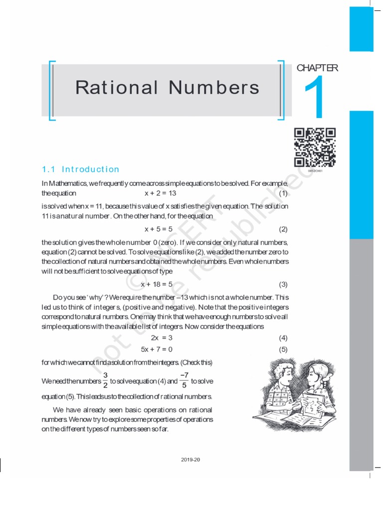 Maths CH 1 | PDF | Integer | Equations