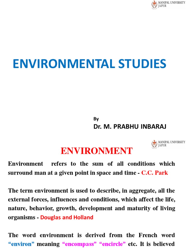Lec 1 - Environment Education | PDF | Natural Environment | Sustainability