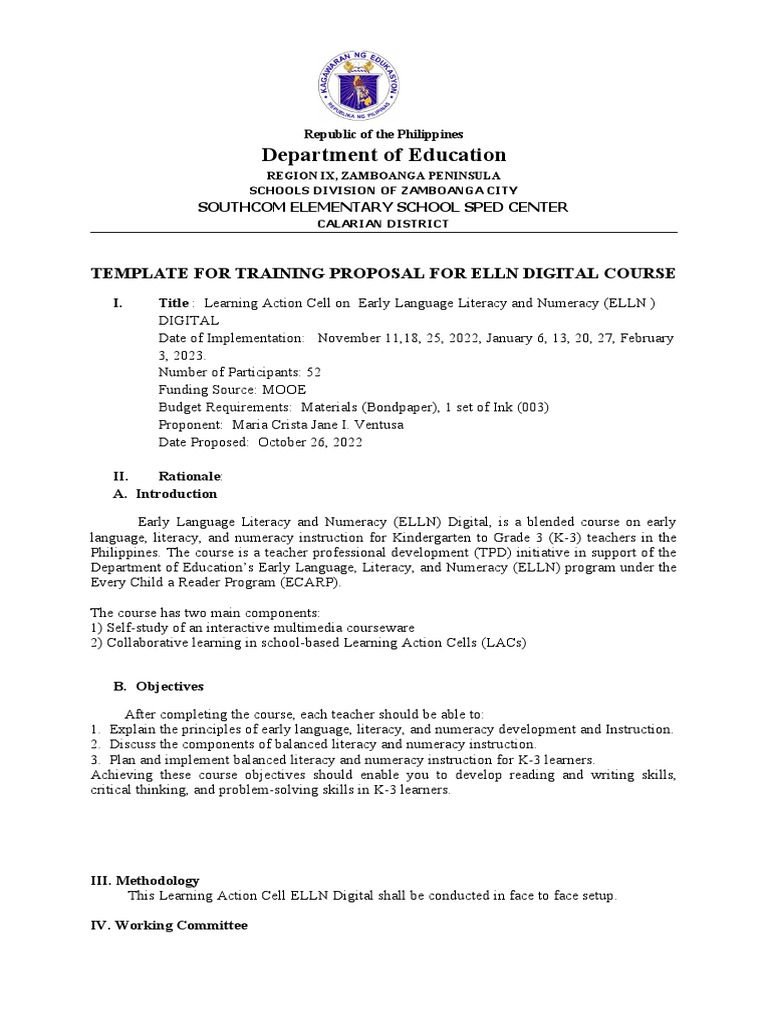 Elln Digital Matrix Divided | PDF | Literacy | Teachers