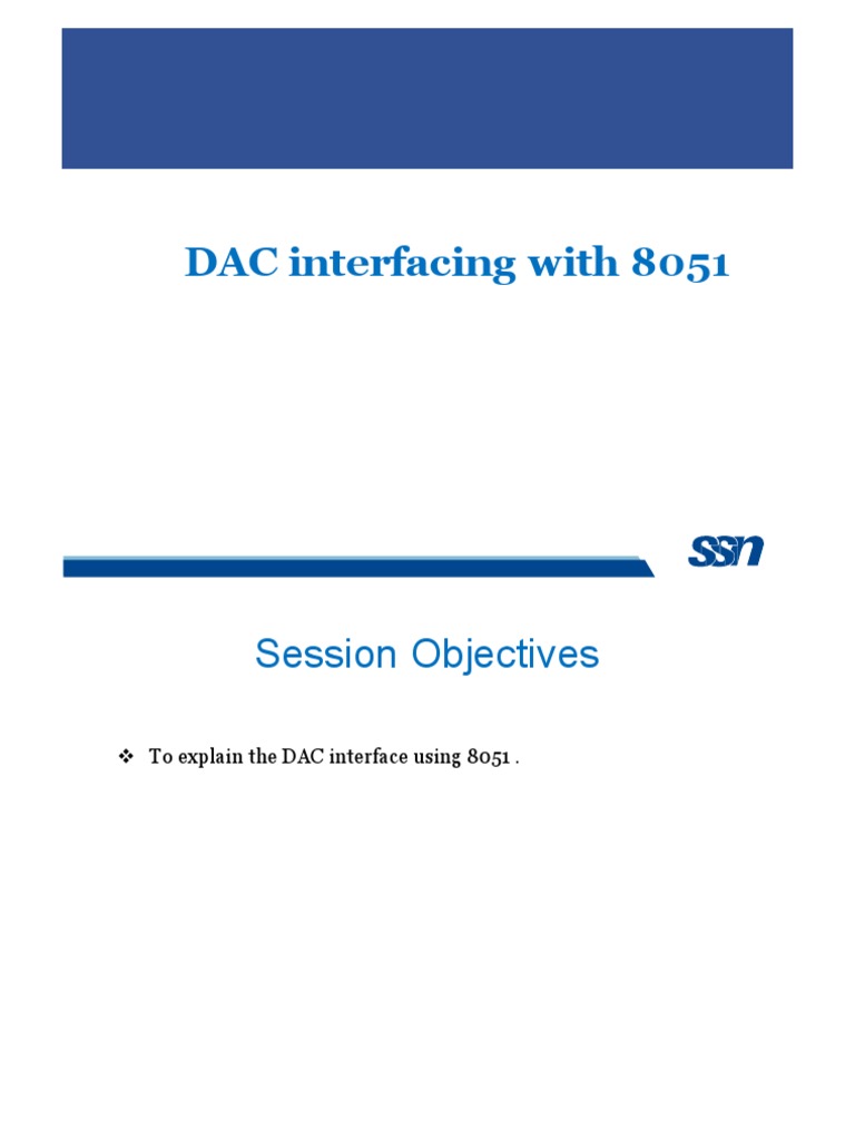 DAC With 8051 | PDF | Digital To Analog Converter | Analogue Electronics