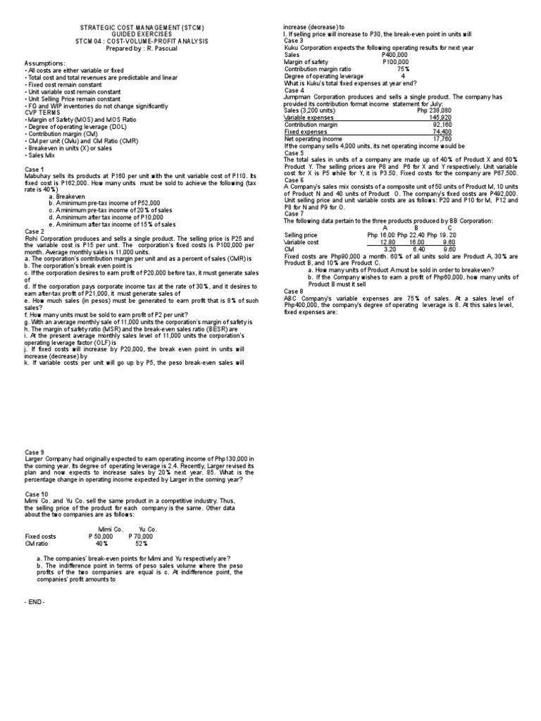 STCM 04 Ge CVP | PDF | Money | Business