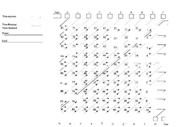 PAPI KOSTICK Lembar jawaban (2) | PDF
