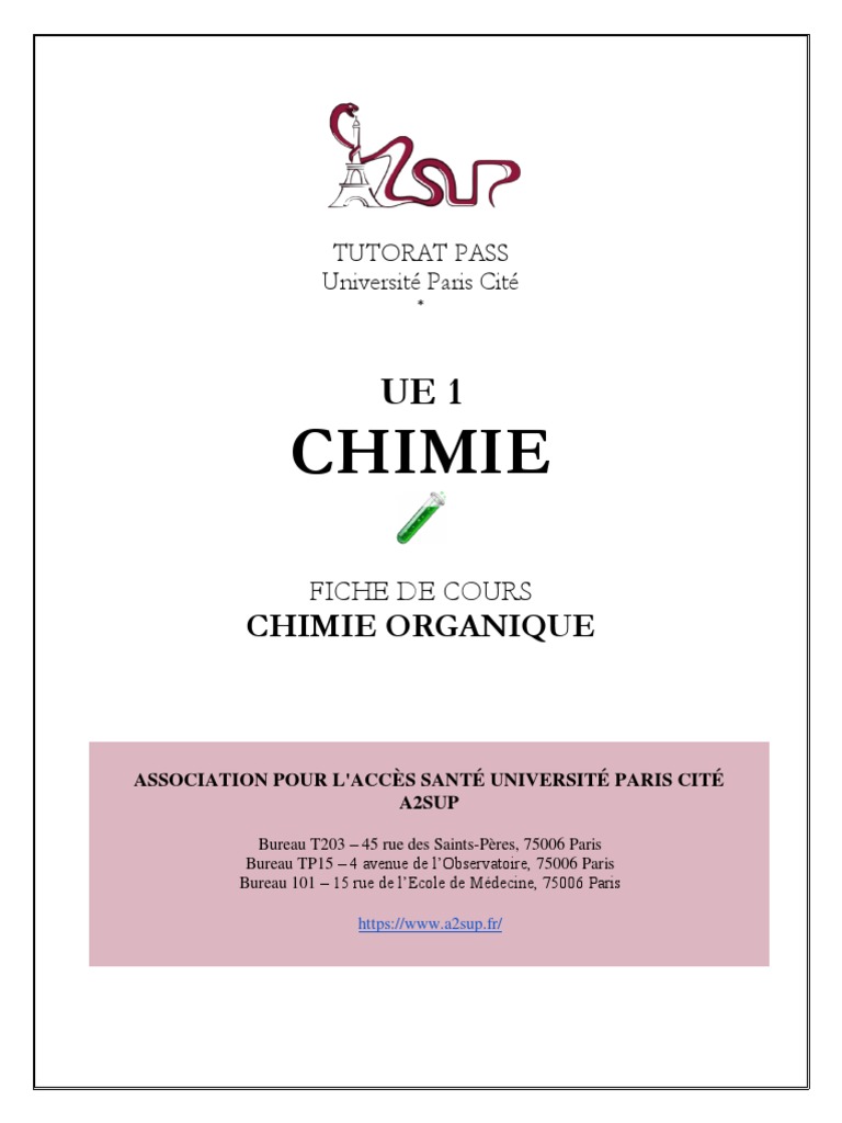 Chimie 8 - Chimie Organique | PDF | Catalyse | Isomère