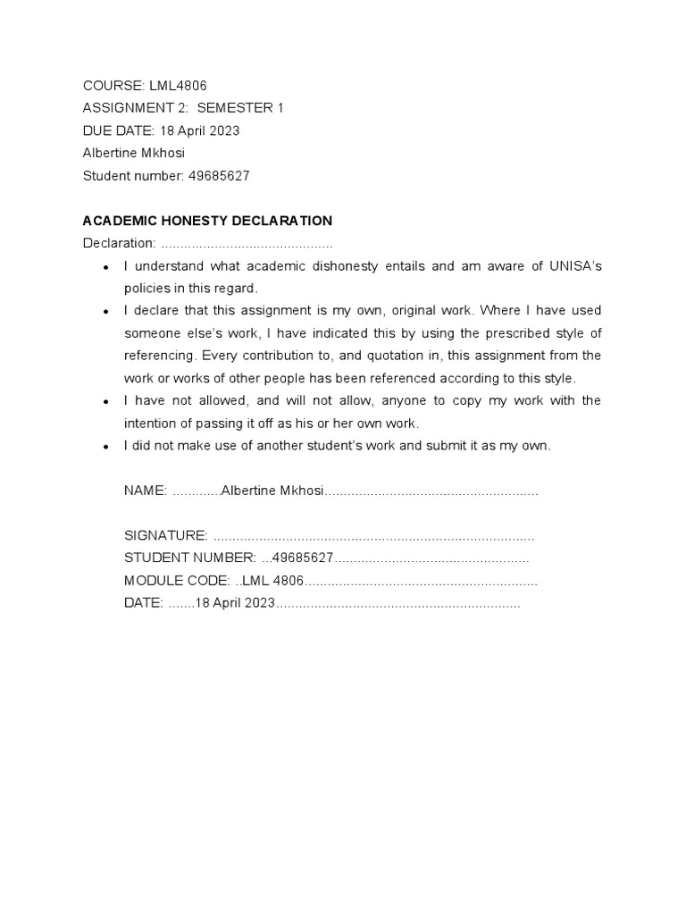 LML4806 Semester 1 Assignment 02-V2 | PDF | Liquidation | Insolvency