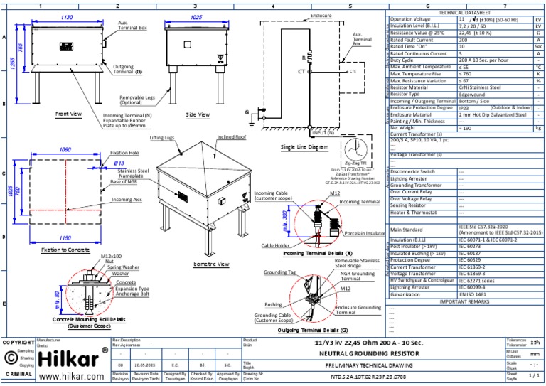 NTD.S.2A.10T.02R.23P.23.0788 REV00 Technical Drawing | Download Free ...