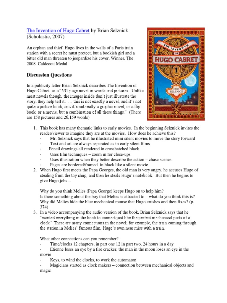 The Invention of Hugo Cabret | PDF