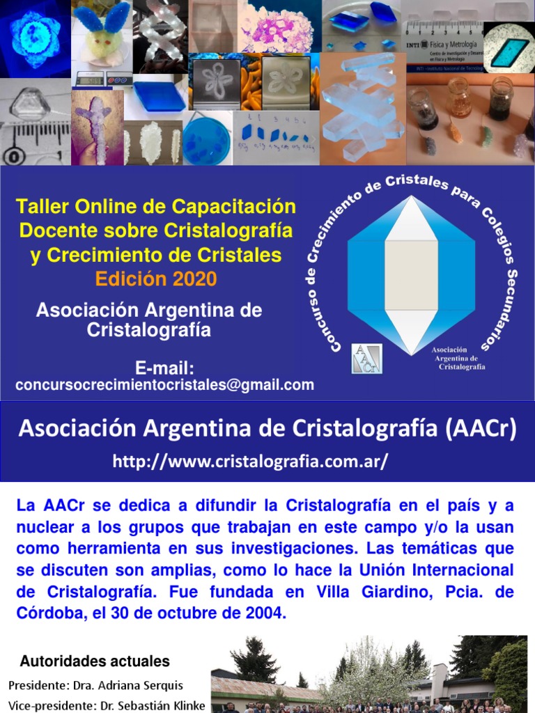 Taller Cristalografía 2020 Pdf Cristalografía De Rayos X