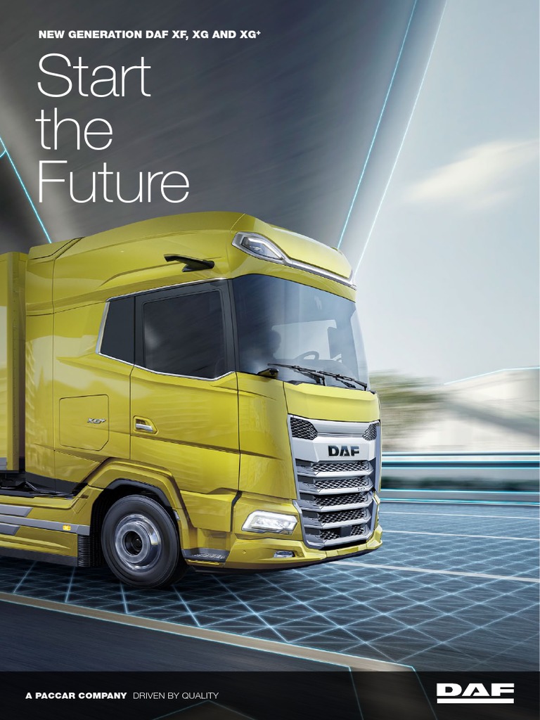 New Generation DAF XF, XG, XG+ Overview | PDF | Truck | Engines
